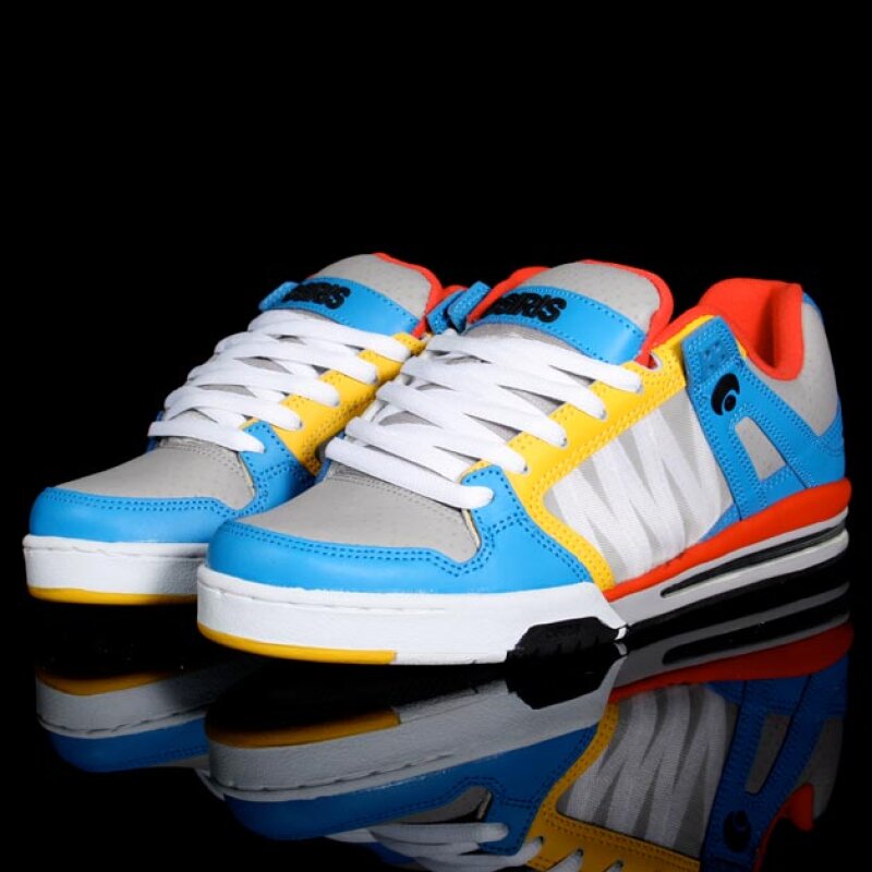 Skate Shoes & Sneakers - Osiris - Osiris - Pixel (Blue/Yel/Orange) Sko
