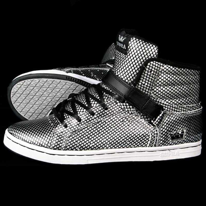 Skate Sko & Sneakers - Supra - Supra Suprano High (Chrome/Mesh) Sko