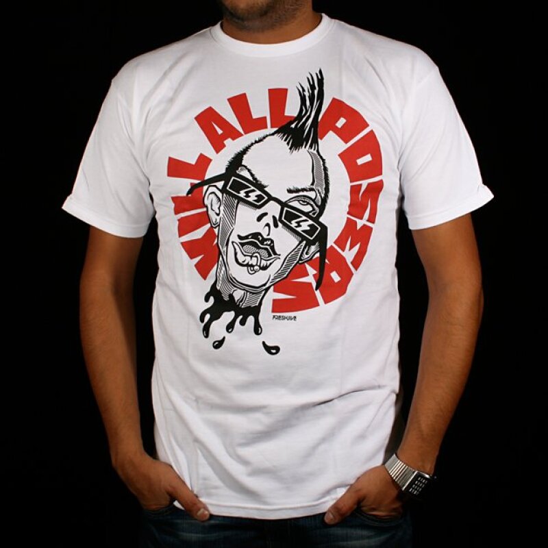 T-shirts - Freshjive - Kill All Posers T-Shirt T-shirts - Freshjive - Kill All Posers T-Shirt